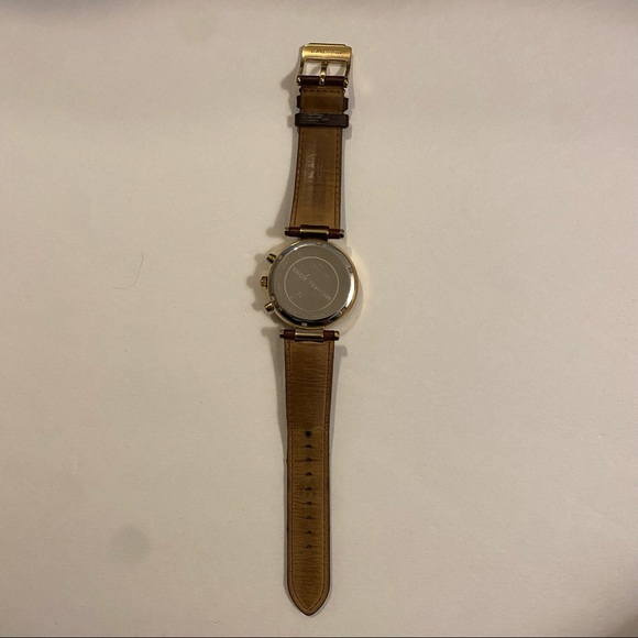 Michael Kors | Accessories | Michael Kors Leather Band Watch Mk2249 ...